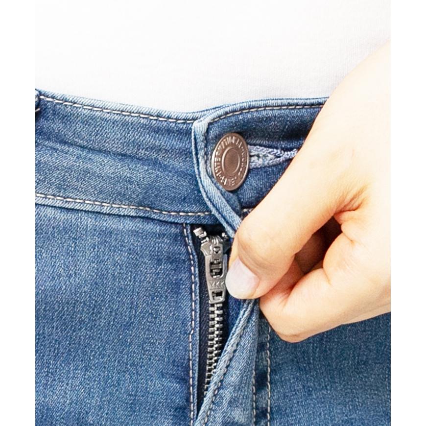 接触冷感 ストレッチ デニム スキニー パンツ COOL UV 遮蔽効果 吸水速乾 ひんやり レディース ジーンズ S M L LL 2L 3L 4L 股下70cm 大きいサイズ 夏デニム ...