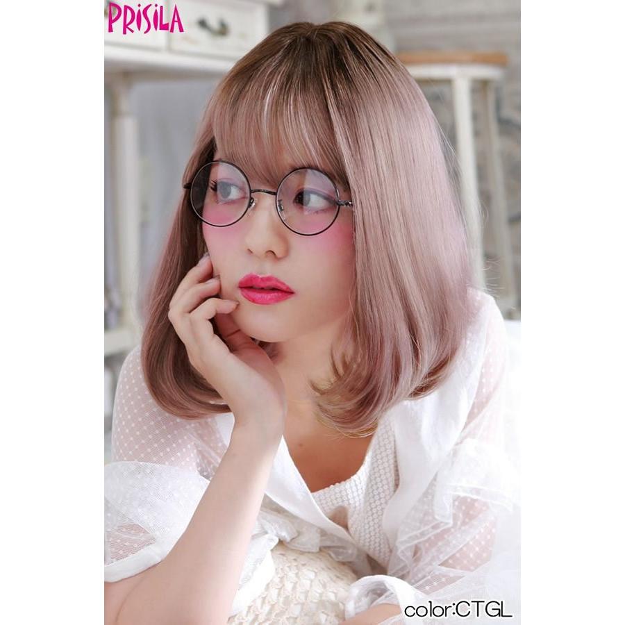 ウィッグ カラーウィッグ フルウィッグ グラデーションカラーウィッグ ミルクマシュマロボブ CTA-102 (送料無料) プリシラ PRISILA : キャンディコムウェア - 通販 ...