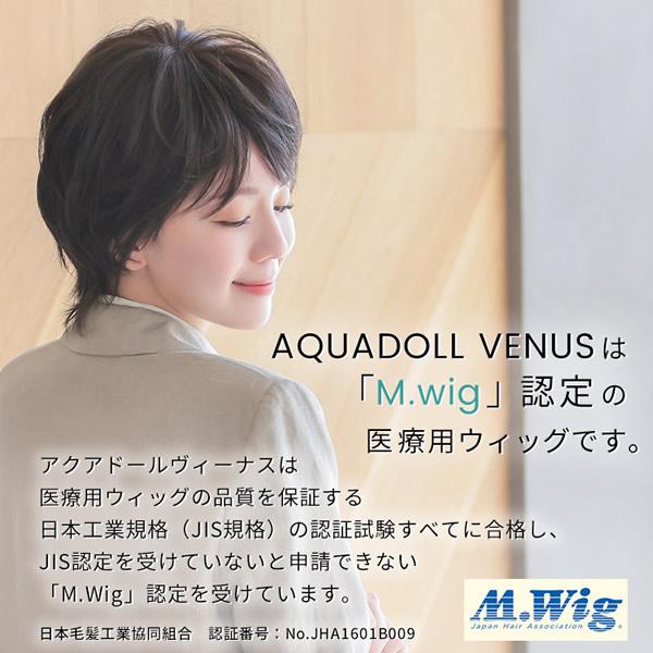 AQUADOLL VENUS 選べるおまけ付き アクアドール ヴィーナス Mr.ショート [pw214] (送料無料) ウィッグ ショート フルウィッグ 医療用 耐熱 wig ウイッグ 自然 ...