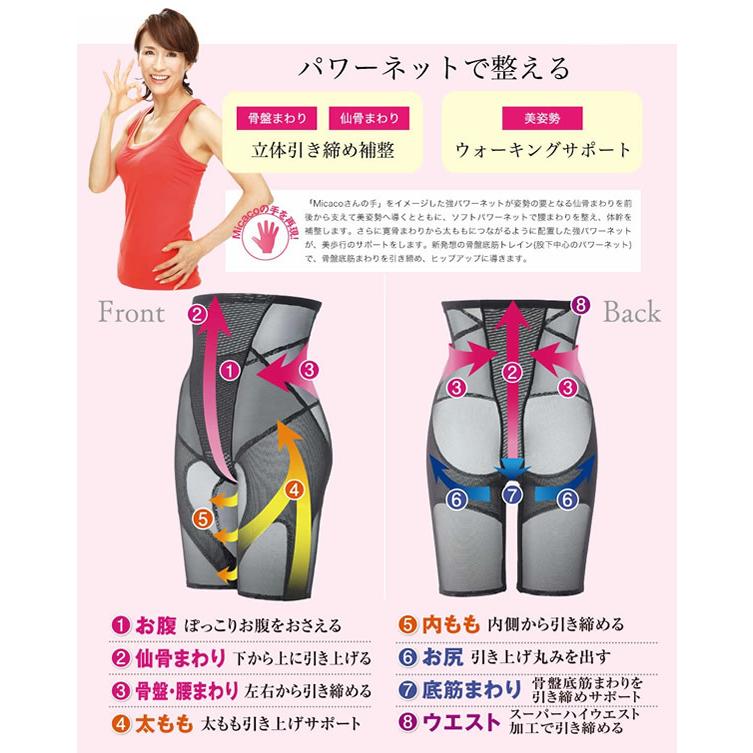 正規販売店 Micacoインスパイリング骨盤MOVEショーツ 2枚セット (送料無料) 日本製 骨盤 仙骨 補正 猫背 ダイエット スタイルアップ ムーブショーツ 美姿勢 補整 : キャンディ ...