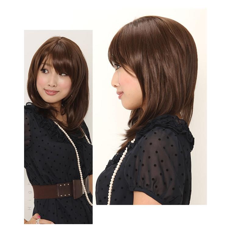 私元気 スイートミディアム M17C9 (送料無料) ウィッグ ミディアム