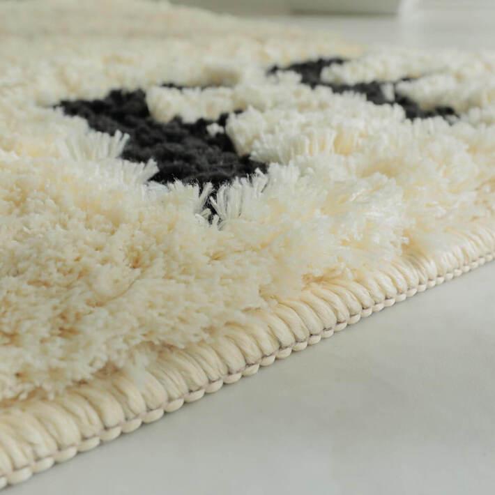 キッチンマット 180 おしゃれ 北欧 厚手 ロングシャギー 45×180 カーペット 日本製 オールシーズン 夏用 マット 夏 冬 ホット ...