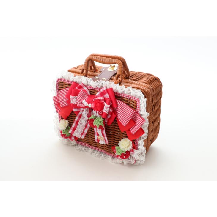 CanNana 犬 服 犬 春夏 カゴ いちご バスケット インテリア 撮影グッズ 犬の服 新作 きゃんナナ ドッグウェア ブランド BK ...