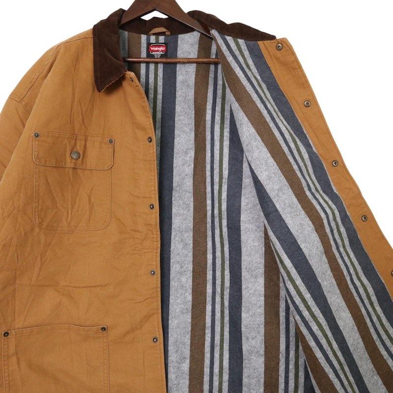 Wrangler ラングラー ブランケットライナー ダックカバーオール 古着 メンズUS-3XLサイズ ブラウン系 jc-0122 : 古着屋Canopus - 通販 - Yahoo!ショッピング