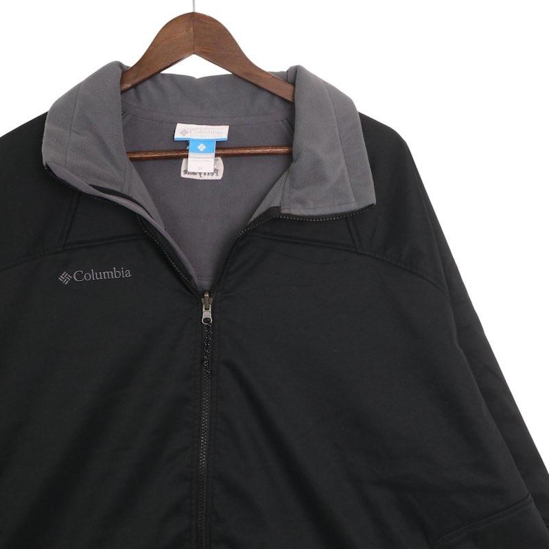 Columbia コロンビア フリースライナー ソフトシェルジャケット 古着 メンズUS-3XLサイズ ブラック系 jc-0149 : 古着屋Canopus - 通販 - Yahoo!ショッピング
