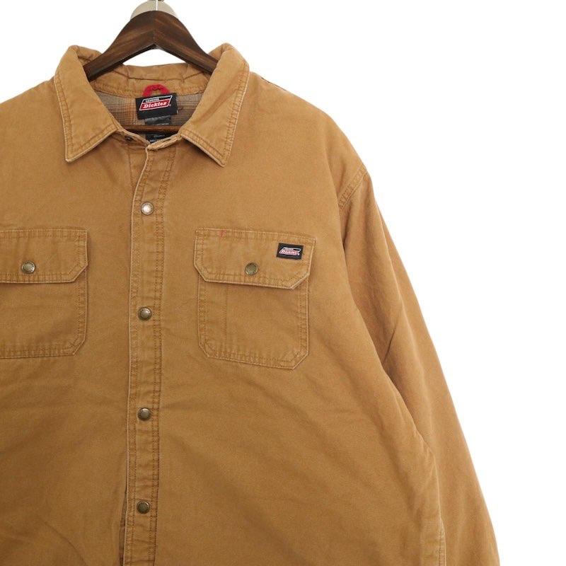 Dickies ディッキーズ キルティングライナー ダックジャケット ワーク 古着 メンズUS-3XLサイズ ブラウン系 jc-0171 : 古着屋Canopus - 通販 - Yahoo ...