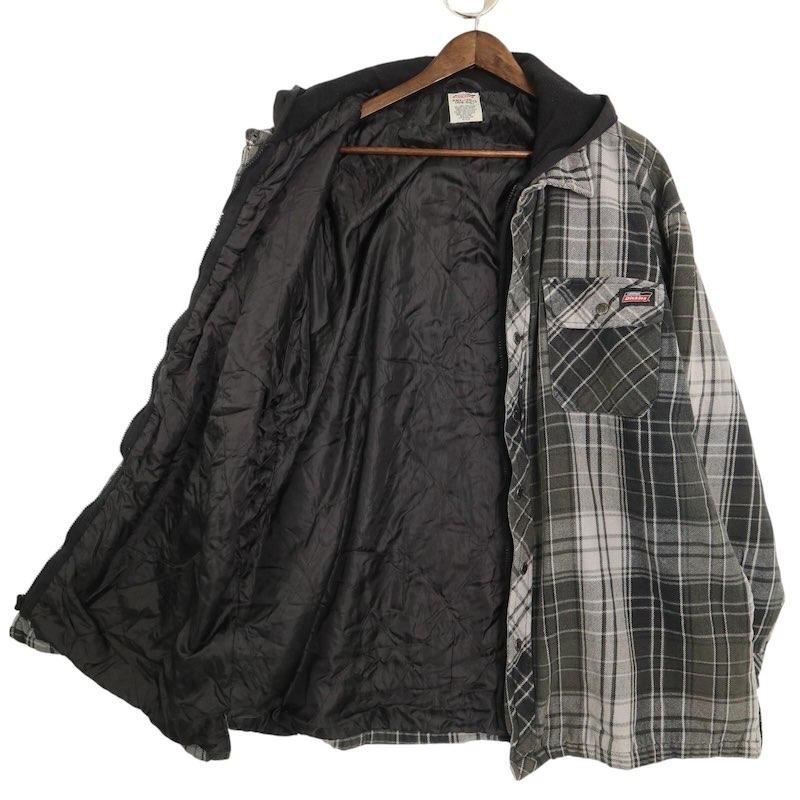ディッキーズ キルティングライナー ヘビーフランネルジップパーカー 古着 メンズUS-3XLサイズ jc-0198 : jc-0198 : 古着屋Canopus - 通販 - Yahoo!ショッピング