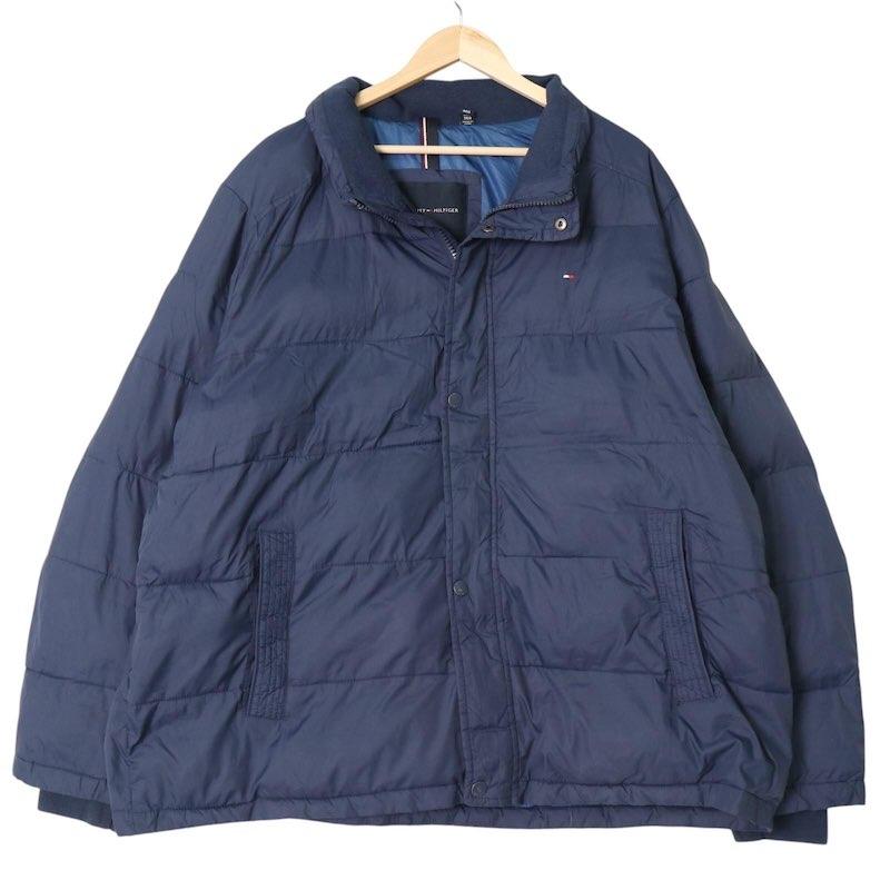 TOMMY HILFIGER トミーヒルフィガー フルジップ パディングジャケット 古着 メンズUS-3XLサイズ ネイビー系 jc-0256 : 古着屋Canopus - 通販 ...