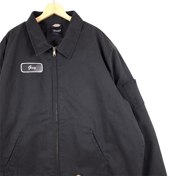 特大 Dickies ディッキーズ アイゼンハワージャケット メンズUS-3XL TALLサイズ ブラック ワークジャケット キルトライニング jk-3050 : jk-3050 : 古着屋 ...