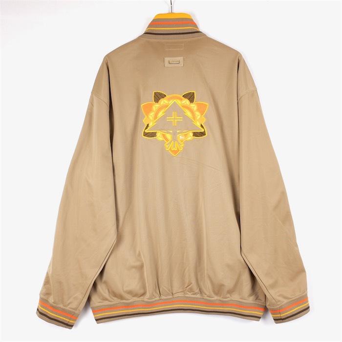 LRG roots and equipment エルアールジー ジップアップトラックジャケット メンズUS-4XLサイズ ジャージ ベージュ ...