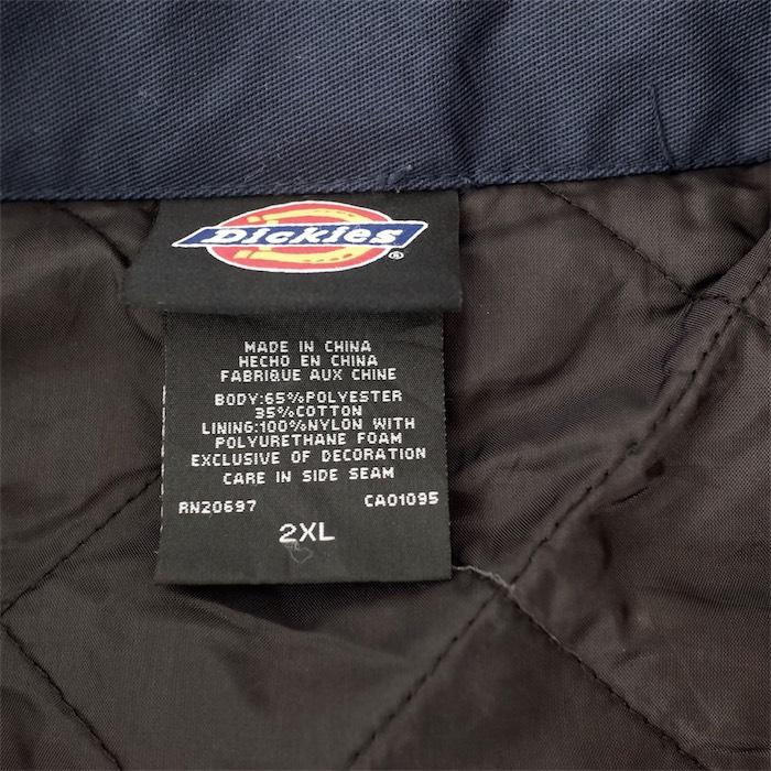 Dickies ディッキーズ アイゼンハワージャケット ワークジャケット キルティングライナー メンズUS-2XLサイズ ネイビー jk-3206 : 古着屋Canopus - 通販 ...
