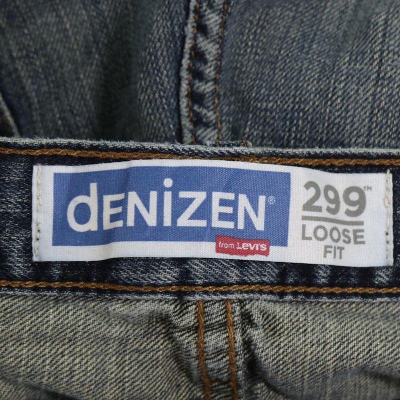 dENiZEN from Levi's 299 LOOSE FIT デニムパンツ Gパン 古着 メンズW40/L30インチ ブルー系 pc-0289 : pc-0289 : 古着屋 ...