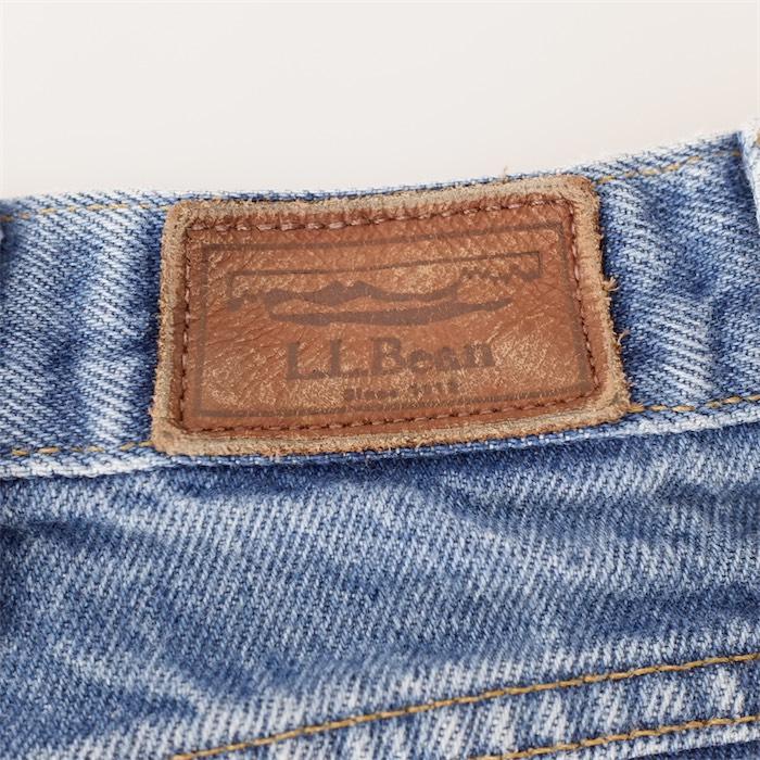 L.L.Bean エルエルビーン デニムパンツ メンズW38 L34 ブルー テーパードストレート CLASSIS FIT アウトドア 大きい ...