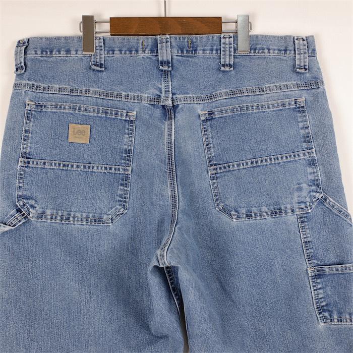 Lee DUNGAREES リー ダンガリーズ デニムペインターパンツ ライトオンス メンズW38 L32 ブルー ワーク ストレート pt-1132 : 古着屋Canopus - 通販 ...