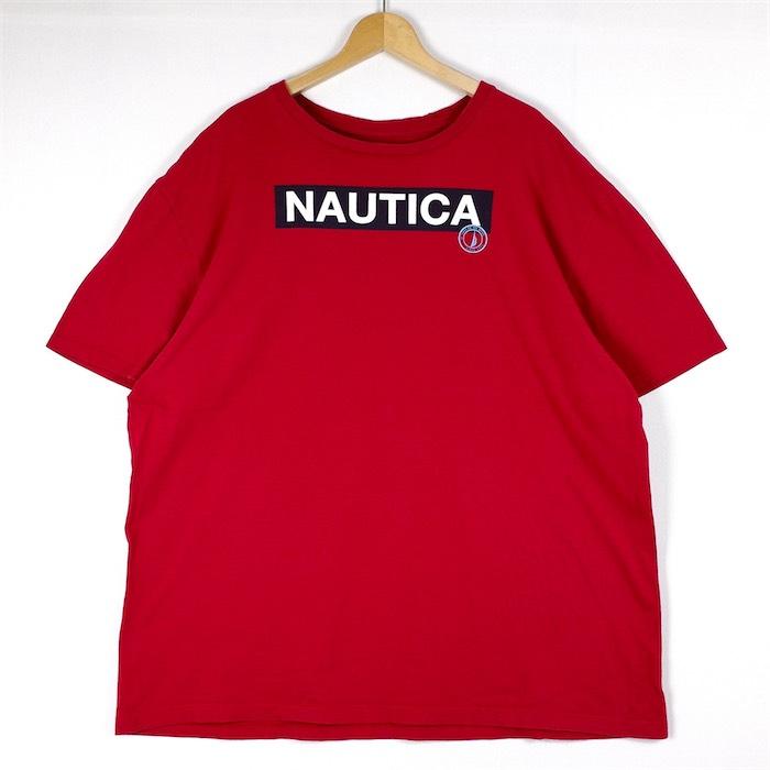NAUTICA ノーティカ クルーネック半袖プリントTシャツ メンズUS-XXXLサイズ レッド 3XL t-2518n : t-2518n : 古着屋Canopus - 通販 - Yahoo ...