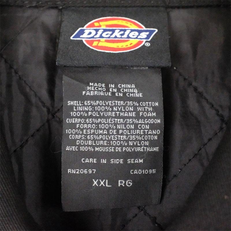 Dickies 古着 大きいサイズ ディッキーズ T/Cツイル アイゼンハワージャケット メンズUS-2XLサイズ 黒 ブラック系 tn-1449 : 古着屋Canopus - 通販 ...