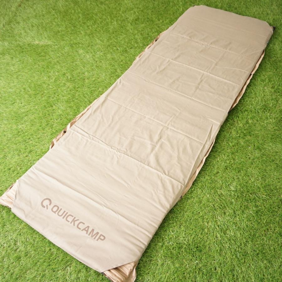 美品 クイックキャンプ（QUICKCAMP） 車中泊マット 5cm＆カバーセット QC-CM5.0/QC-MS スリーピングギア エアーマット インフレーターマット :cv002399 ...