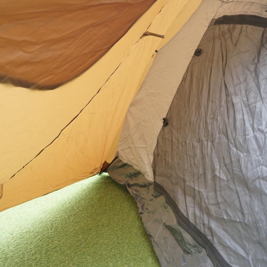 【組立確認済】美品 クイックキャンプ（QUICKCAMP） ダブルウォールテント 4人用 QC-HL270 テント タン ワンタッチテント ...