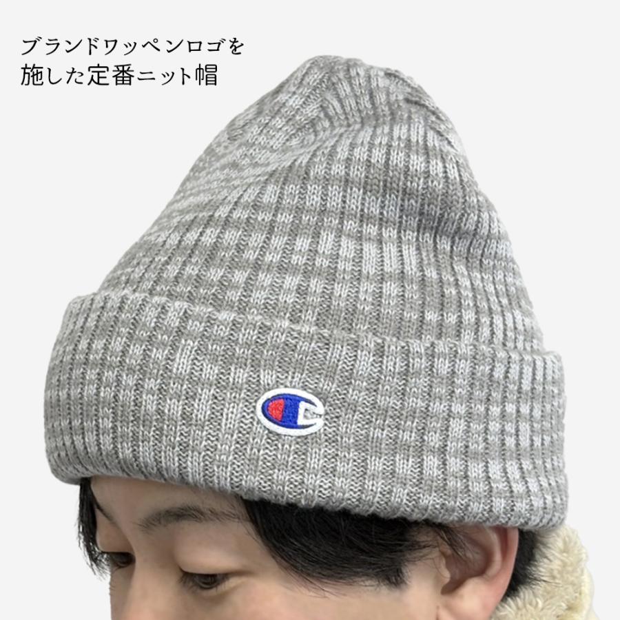 ニット帽 メンズ チャンピオン キャップ スノボ スノーボード Champion ブランド ニットキャップ ワッチ ロゴ CAP 帽子 ワンポイント 防寒 暖かい 590-008A ...