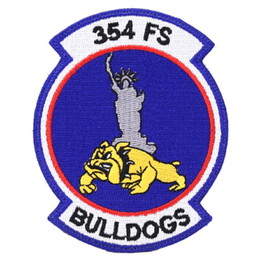Military Patch（ミリタリーパッチ）354FS BULLDOGS [フック付き] : キャプテントム - 通販 - Yahoo ...