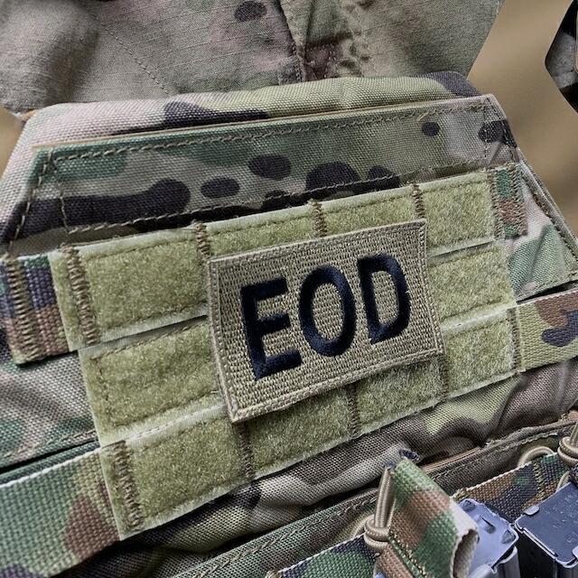 Military Patch（ミリタリーパッチ）EOD パッチ スパイスブラウン OCP [フック付き] : キャプテントム - 通販 - Yahoo!ショッピング