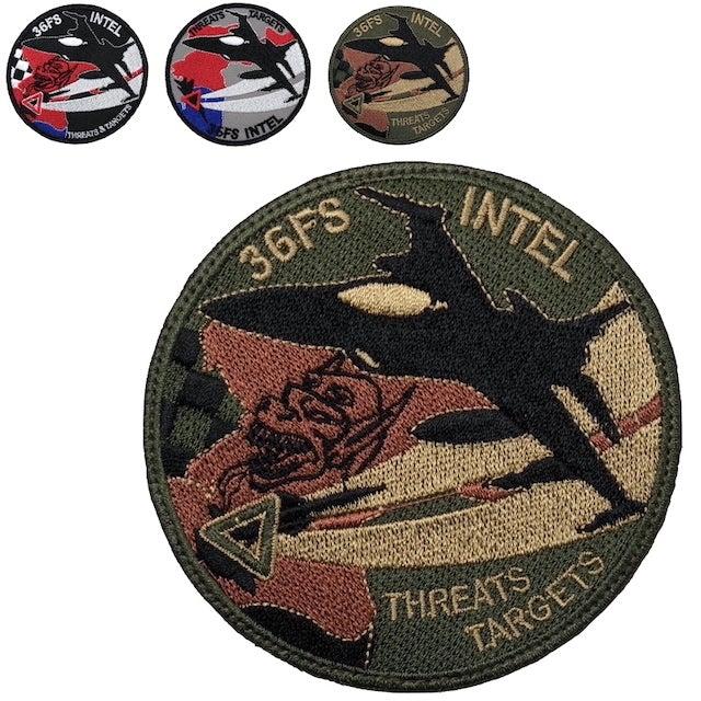 Military Patch（ミリタリーパッチ）36FS INTEL THREATS TARGETS [3種] : キャプテントム - 通販 ...
