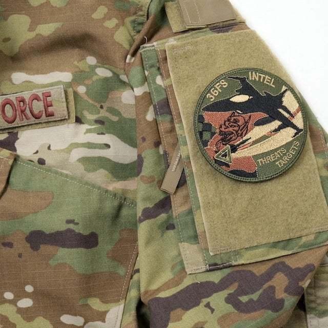 Military Patch（ミリタリーパッチ）36FS INTEL THREATS TARGETS [3種] :7500962529528 ...