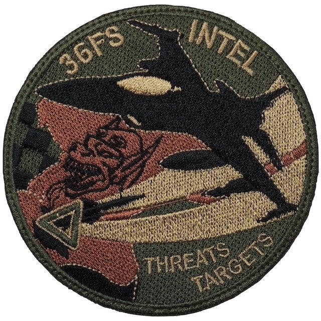 Military Patch（ミリタリーパッチ）36FS INTEL THREATS TARGETS [3種] : 7500962529528 ...
