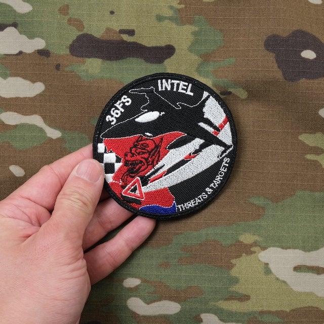 Military Patch（ミリタリーパッチ）36FS INTEL THREATS TARGETS [3種] : 7500962529528 ...