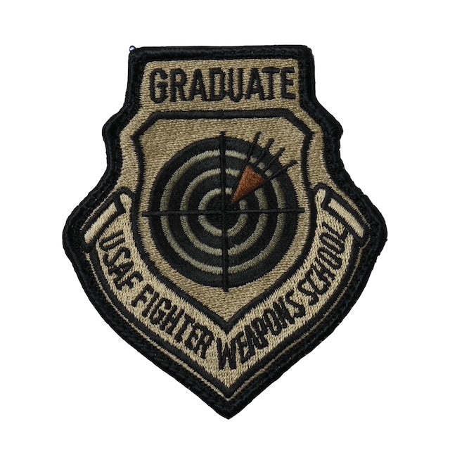 Military Patch（ミリタリーパッチ）GRADUATE USAF FIGHTER WEAPONS SCHOOL パッチ [3色 ...