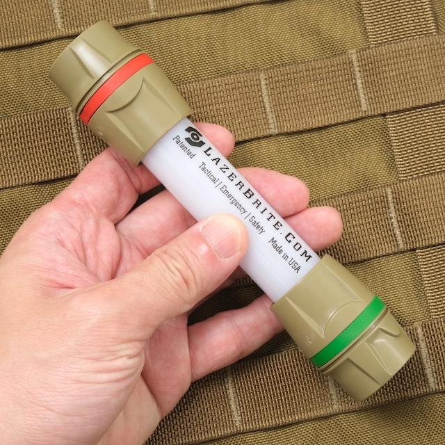 LAZER BRITE（レーザーブライト）Single Mode Military Light Kit LEDライト [Red/Green ...