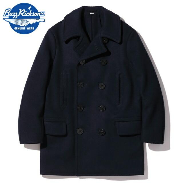 BUZZ RICKSON'S（バズリクソン） Type PEA-COAT “LONG MODEL WOOL LINING NAVAL CLOTHING FACTORY” 36oz. ウール ...