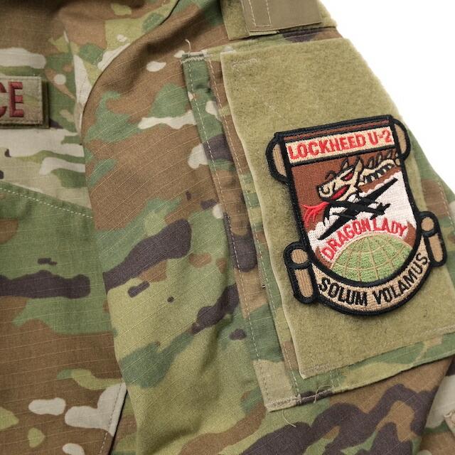 Military Patch（ミリタリーパッチ）LOCKHEED U-2 SOLUM VOLAMUS デザート [フック付き] : キャプテン ...