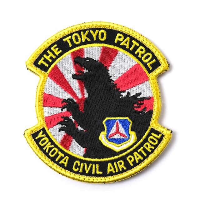 Military Patch（ミリタリーパッチ）THE TOKYO PATROL YOKOTA CIVIL AIR パッチ [フック付き ...