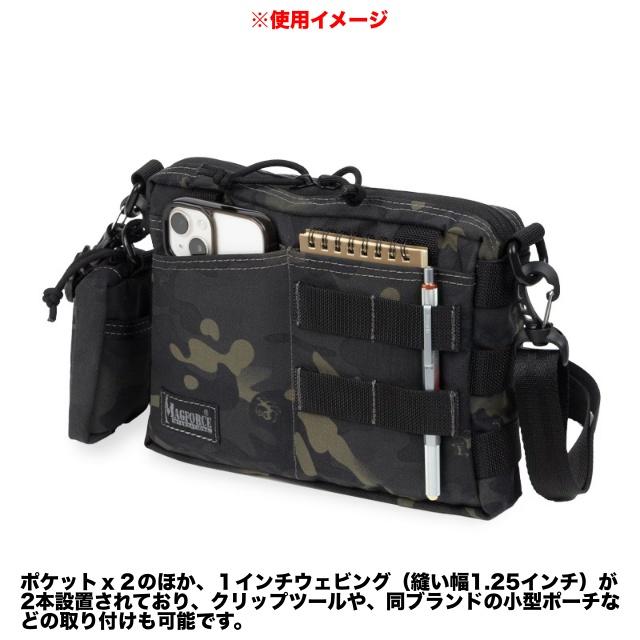 MAGFORCE（マグフォース）Cube Crossbody Bag [MF-A0345][Black Camo][Black PVC][キューブ クロスボディバッグ] : キャプテントム ...