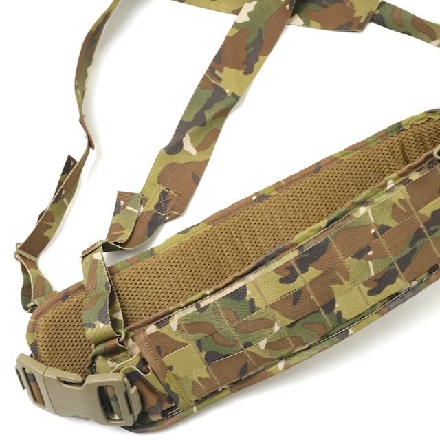 US（米軍放出品）EAGLE ILBE Padded Tactical Sub Belt w/ Suspenders XL [Multicam ...