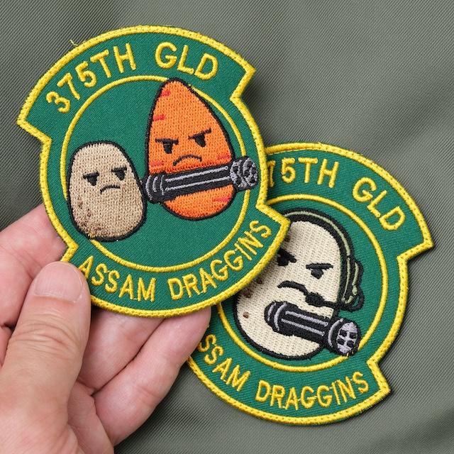 Military Patch（ミリタリーパッチ）375TH GLD 2枚セット [フック付き] : キャプテントム - 通販 - Yahoo ...