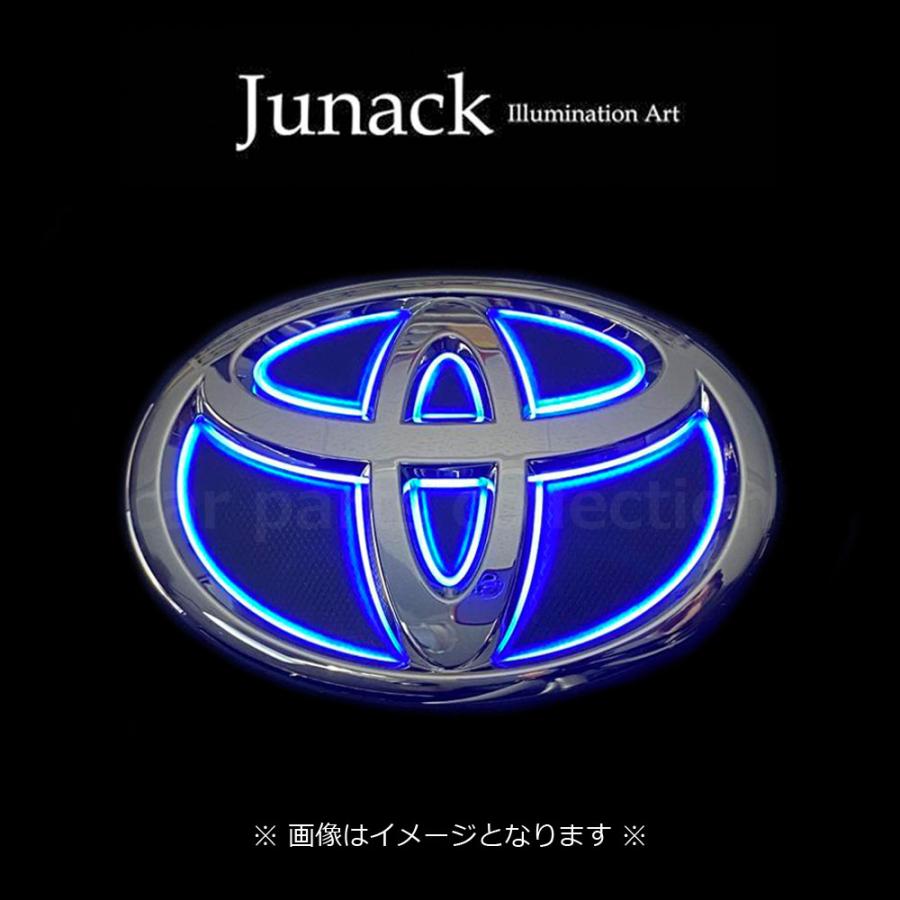GRカローラ GZEA14H (22.12-) ジュナック LEDトランスエンブレム ST リア側 ブルー STT7 ※要詳細確認 : junack-led-embrem-st-rear ...