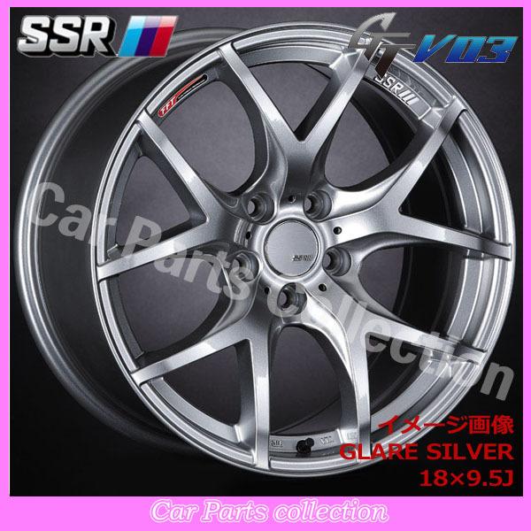 18インチ 7.5J 5H/P.C.D 114.3 INSET:53 SSR GT V03 グレアシルバー(1本) :ssr-gt-v03-227-c2:car parts ...