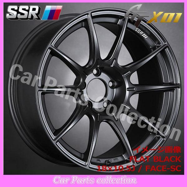 17インチ 7.0J 5H/P.C.D 100 FACE:STD INSET:50 SSR GT X01 フラットブラック(1本) :ssr-gt-x01-173-c2:car parts ...