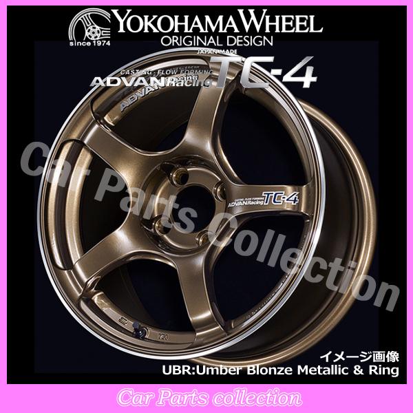 ADVAN 15インチ 7.0J 4H(M14) P.C.D:100 INSET:42 ヨコハマ YOKOHAMA アドバンレーシングTC-4 UBR(1本) : car parts ...