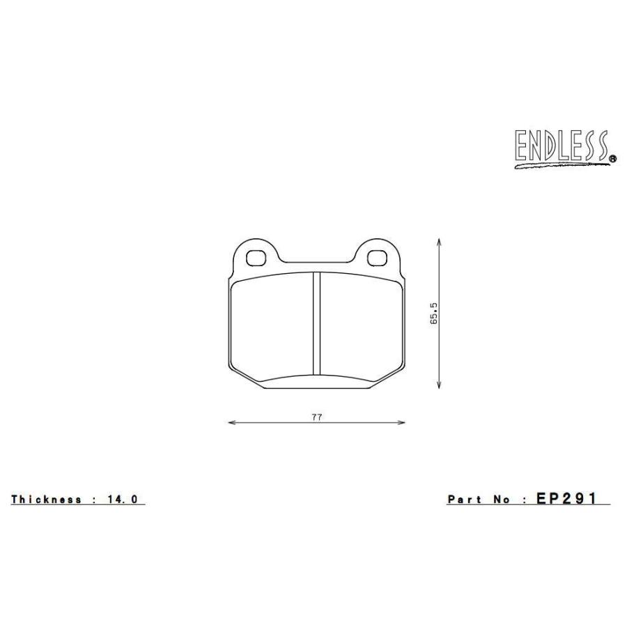 フォレスター SG9(H16.2〜H19.12) 排気量:2500 エンドレス(ENDLESS) ブレーキパッド 前後セット MX72タイプ EP357/EP291(要詳細確認 ...