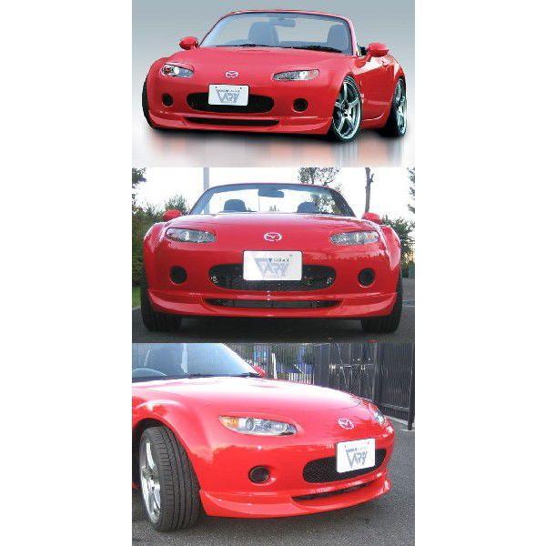 GARAGE VARY ロードスター NCEC (H17/8〜H20/12) ガレージベリー フロントリップ+バンパーマウス 未塗装 4501+4517 : car parts ...