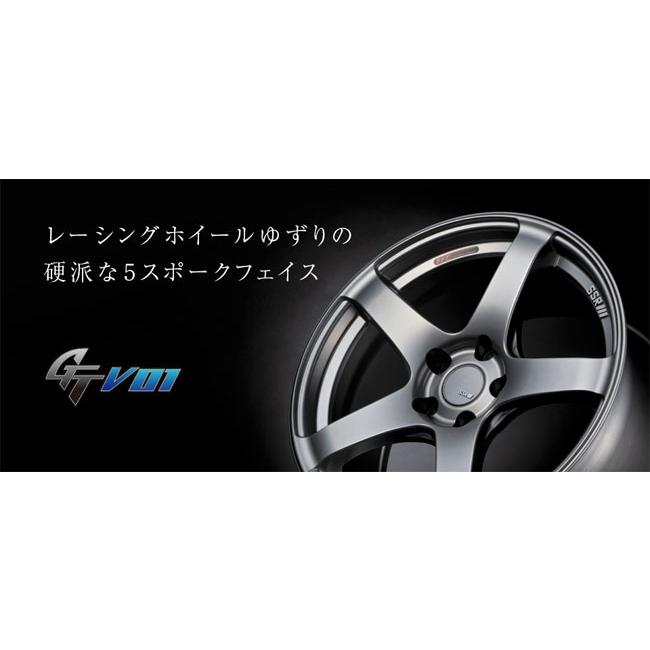 17インチ 7.0J 5H/P.C.D 100 INSET:50 SSR GT V01 グレアシルバー(1本) : ssr-gt-v01 ...