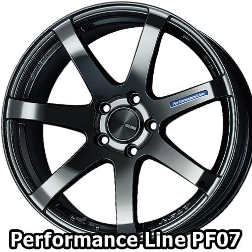18×7.5J +48 5/114.3 パフォーマンスライン PF07 (SBK) エンケイ 18インチ ホイール1本 ENKEI :ENKEI-PF07-SBK-1875485114-1P ...