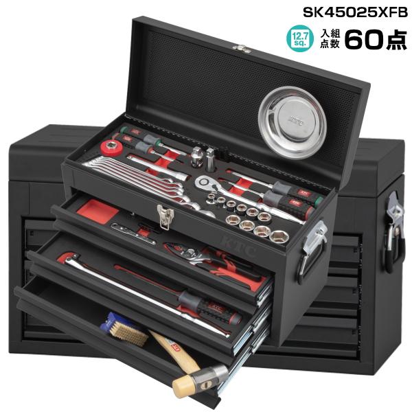 KTC 工具セット SK46025XFB 12.7sq.スタンダードセット フラットブラック 入組点数60点 質量19kg 【2025 SKセール】 : n96315 : Car Parts ...
