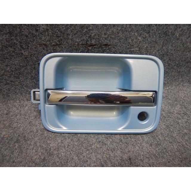 スズキ エブリィワゴン DA64W 左フロントドアハンドル 助手席アウターハンドル 82821-68H10 水色 ZCT [101974 ...
