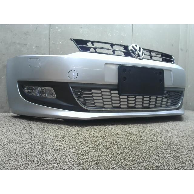 2301181 4726・ワーゲン ポロ 6R VW 6RCBZ TSI LA7W シルバー色 【フロントバンパー】 (97900851) 検査済み 6R0807221R : カーリユース ...