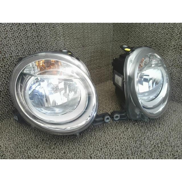 2303201 4752・フィアット 500 31209 ターボ 268 パール色 【ヘッドランプ 左右セット】 ライト 検査済み ...