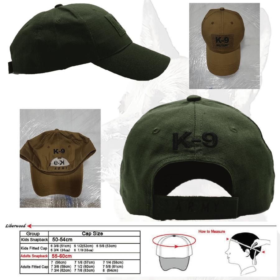 【U.S. Army K-9 Cap】アメリカ陸軍 K9 キャップ レプリカ サバゲー ミリタリー 犬 DOG 帽子 tan od CA115 ...